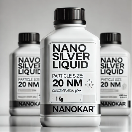 Nano Silver Liquid 20 nm - 250 PPM - Nanokar Nanoteknoloji